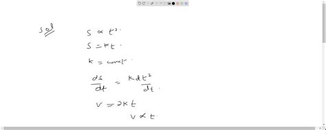 If Displacement Of A Particle Is Directly Proportional To The Square Of