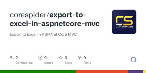Github Corespiderexport To Excel In Aspnetcore Mvc Export To Excel In Aspnet Core Mvc