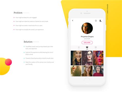 UI UX Design For Social Images Video Sharing Mobile App On Behance