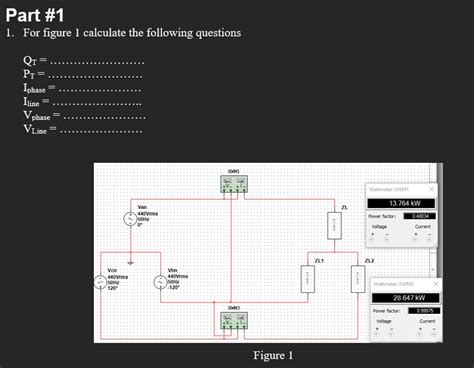 Solved Part 1For Figure 1 Calculate The Following Chegg Com