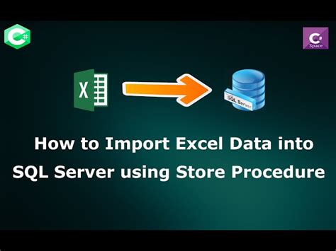 How To Insert Data From Excel File To Sql Server Table Using Stored