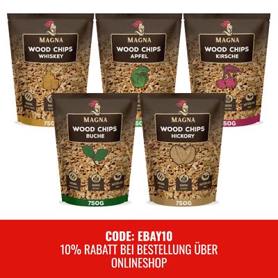 375 Kg Magna Set Bio Räucherchips Wood Chips Smokerchips Räucherspäne