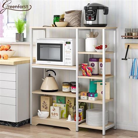 ชั้นวางของในห้องครัว ชั้นวางอเนกประสงค์ ประหยัดพื้นที่ รุ่น 2106 Greenforst Thaipick