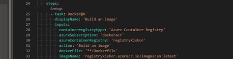 azure devops integration with docker image scanning trivy canarys