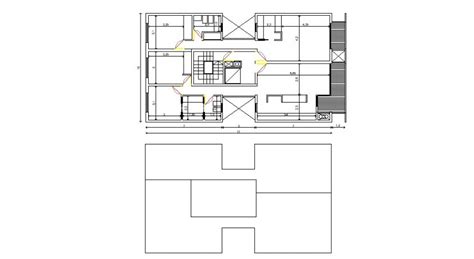 building block layout plan in autocad format