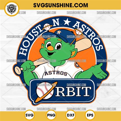 Orbit Houston Astros Svg Orbit Mascot Svg Houston Astros Mascot Svg Png