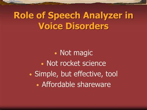 Ppt Sil Speech Analyzer Tutorial Part 2 Powerpoint Presentation Free Download Id1743474