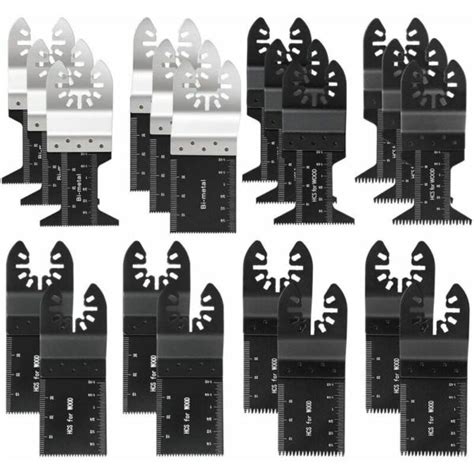 Multi Tool Oscillating Saw Blade 20pcs Oscillating Multi Tool Blades Accessories Kit For