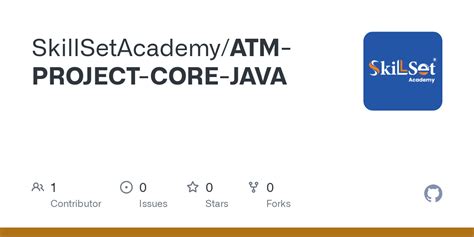 Github Skillsetacademyatm Project Core Java