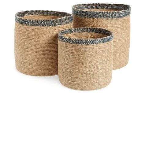 Handmade Jute Storage Baskets