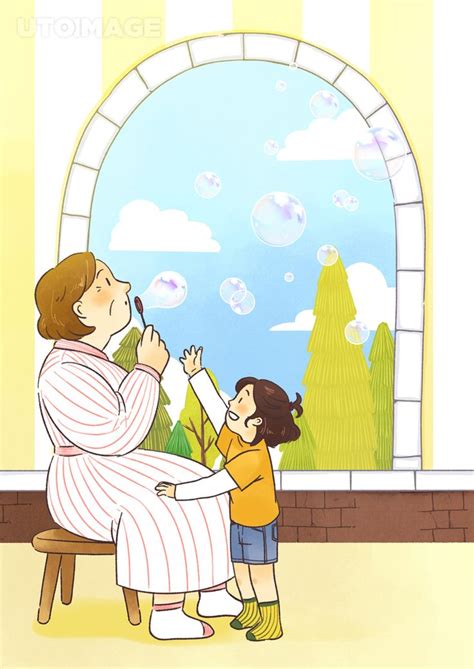 유토이미지 가족 011 Illustration Character Fictional Characters