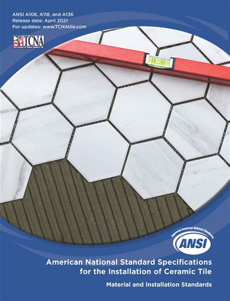 Ansi A108 A118 A1361 American National Specifications For The