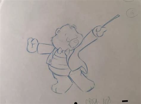 Care Bears Original Production Hand Drawn Sketch Picclick Uk