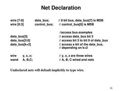 Ppt Lecture 2 Data Types Modeling Combinational Logic In Verilog