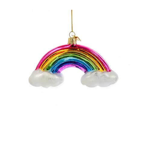 Glass Rainbow Ornament Happy Holidayware