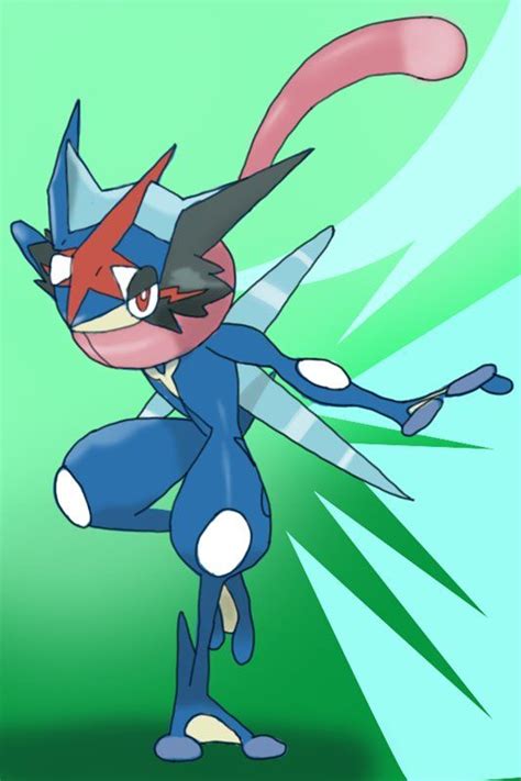 How To Draw Green Ninja From Pokemon