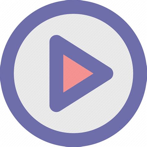 Play Round Run Button Icon Download On Iconfinder