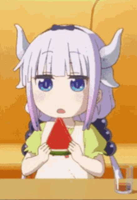 Kobayashi Dragon Maid Kanna Gif Kobayashi Dragon Maid Kanna Eat Discover Share Gifs