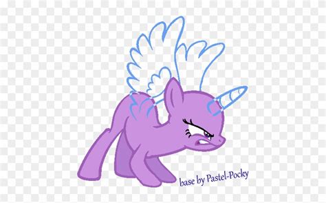 Alicorn Mlp Base Angry