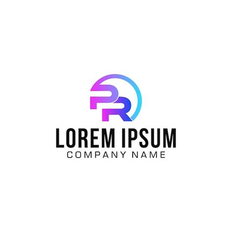 Premium Vector Letter Modern Logo Design Colorful Gradient Purple Blue