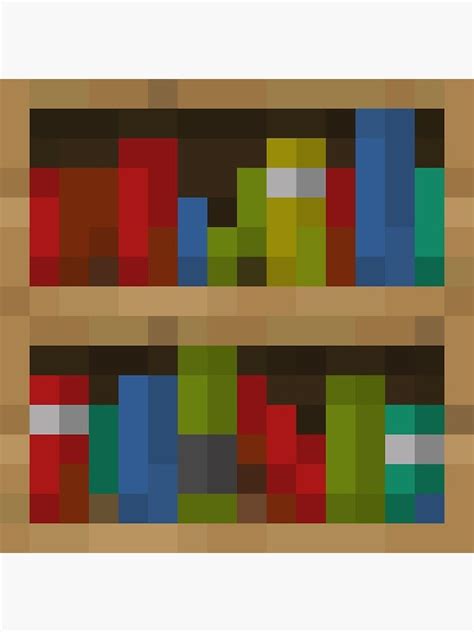 Minecraft Bookshelf Poster By Mcblockpillow Canvas Prints Poster Minecraft Bookshelf Minecraft Bookshelf Poster By Mcblockpillow Canvas Prints Poster Minecraft Bookshelf