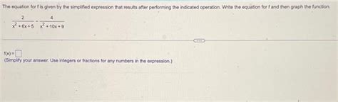 Solved The Equation For F Is Given By The Simplified Chegg
