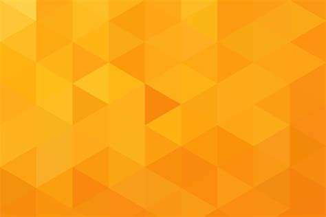 Gradient Orange Background On Triangle Pattern Geometric Abstract