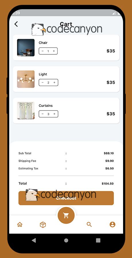 Flutter Furniture App Ui Template By Templatesvilla Codecanyon
