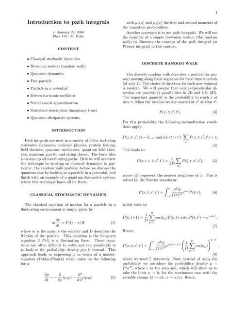 pdf introduction to path integrals mcgill physicshilke 719 pdf1