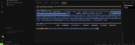 ansible playbook funcionando somente com usuário root infraestrutura