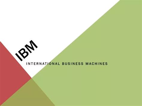 Ibm Powerpoint Template