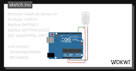 Sensor De Humedad Y Temperatura Dht22 Wokwi Esp32 Stm32 Arduino