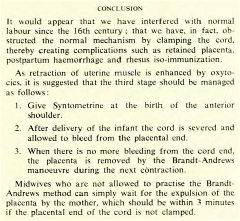 Stand And Deliver Obstetric Blinders Cord Clamping