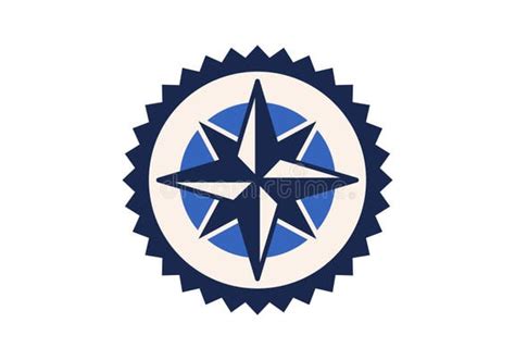 Compass Flat Colored Icon Navigation And Direction Stock Vector Illustration Of Guide Hiking