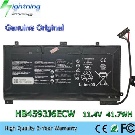 New-Genuine-Original-HB4593J6ECW-11-4V-41-7Wh-Laptop-Battery-for-Huawei ...