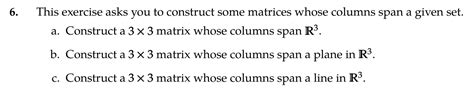 Solved 6 A This Exercise Asks You To Construct Some