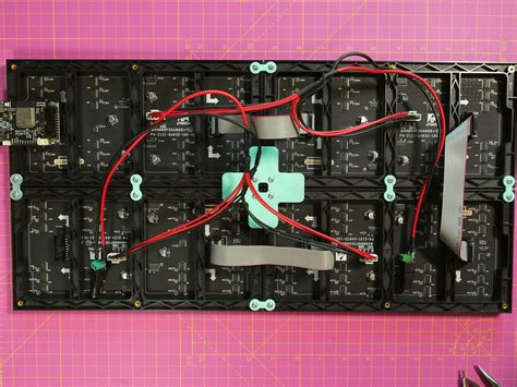 Brackets For Rgb Led Matrices 4mm Pitch By Blitz City Diy Download Free Stl Model