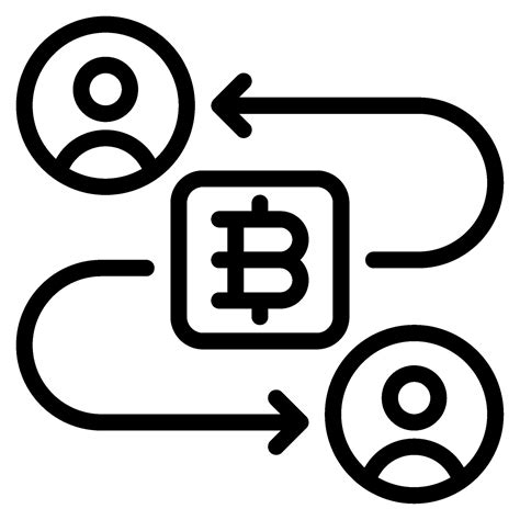 Peer To Peer Transactions Icon 27623645 Vector Art At Vecteezy