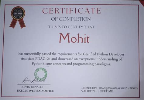 Mohit Saini On Linkedin I Am Thrilled To Share That I Have Completed A