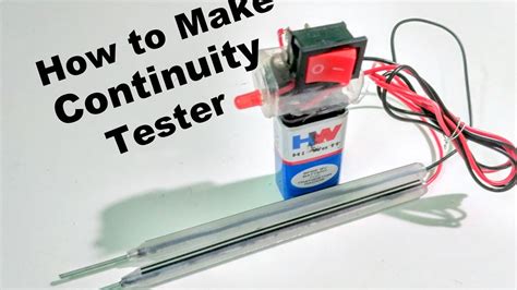 How To Make A Continuity Tester Youtube How To Make A Continuity Tester Youtube