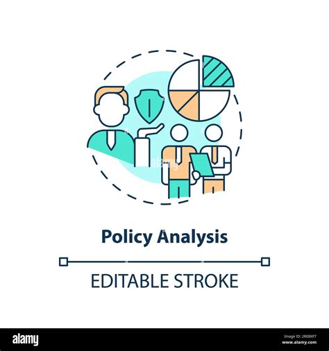 2d Customizable Policy Analysis Icon Concept Stock Vector Image And Art