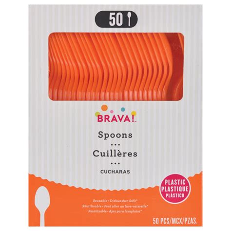 Reusable Plastic Spoons High Ct Orange Peel Ultimate Party Super