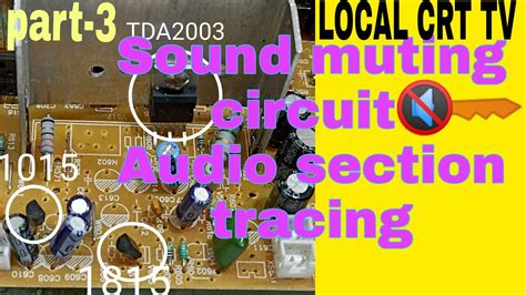 Sound Muting And Audio Section Explain Youtube