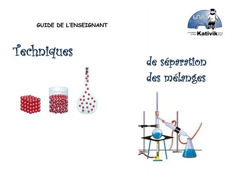 Techniques De Séparation Des Mélanges