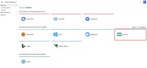 Creating An Rke Kubernetes Cluster Harvester
