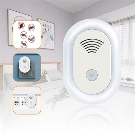 【lejia】new Ultrasonic Insect Lights Conversion Insect Repeller Portable Mosquito Ki Ller Wall