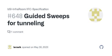 Guided Sweeps For Tunneling · Issue 648 · Bsi Infraroomifc