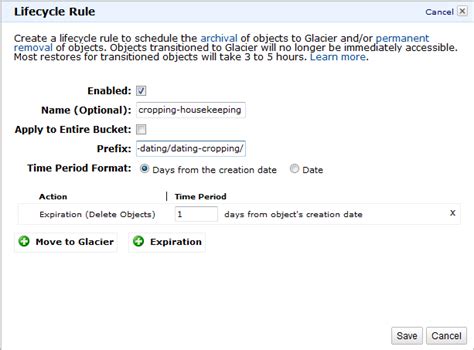 file aws s3 object expiry issue prefix stack overflow