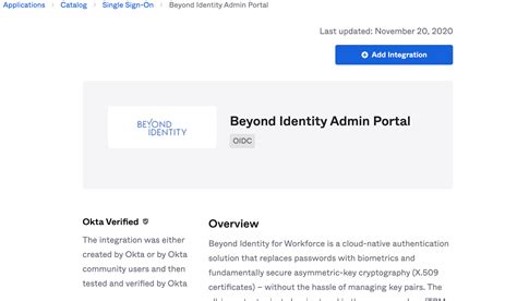 Okta Integration Guide Okta Classic Beyond Identity