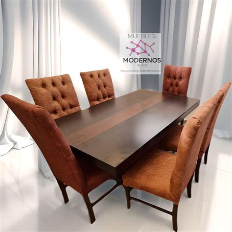 Antecomedor Paris 6 Personas Muebles Modernos México